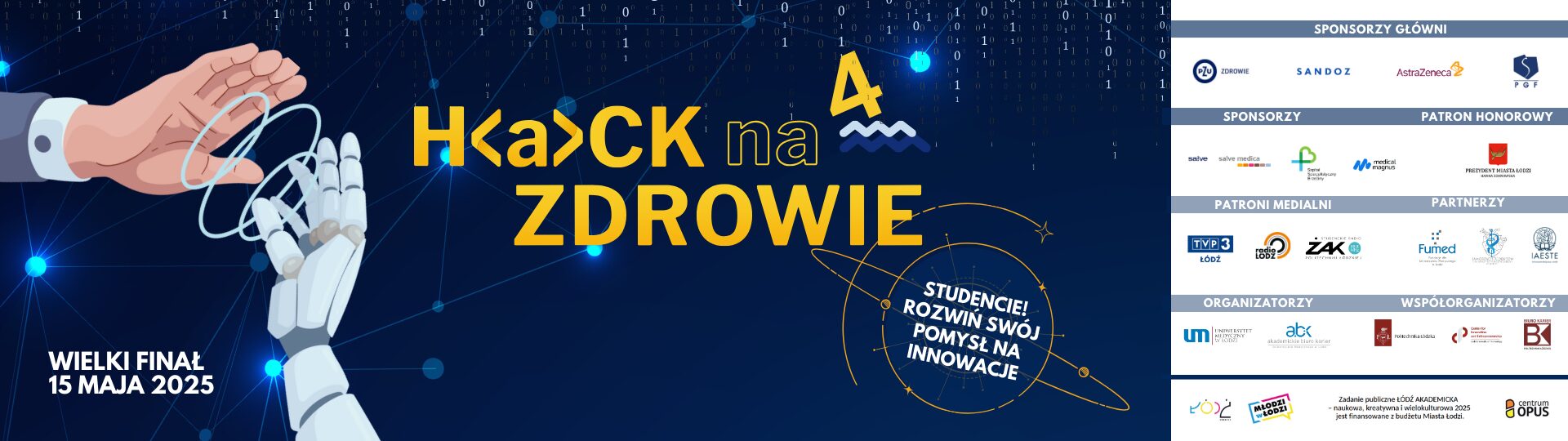Warsztat Team Buliding i współpraca w zespole dla uczestników Hackathonu Hack na Zdrowie 4 ...